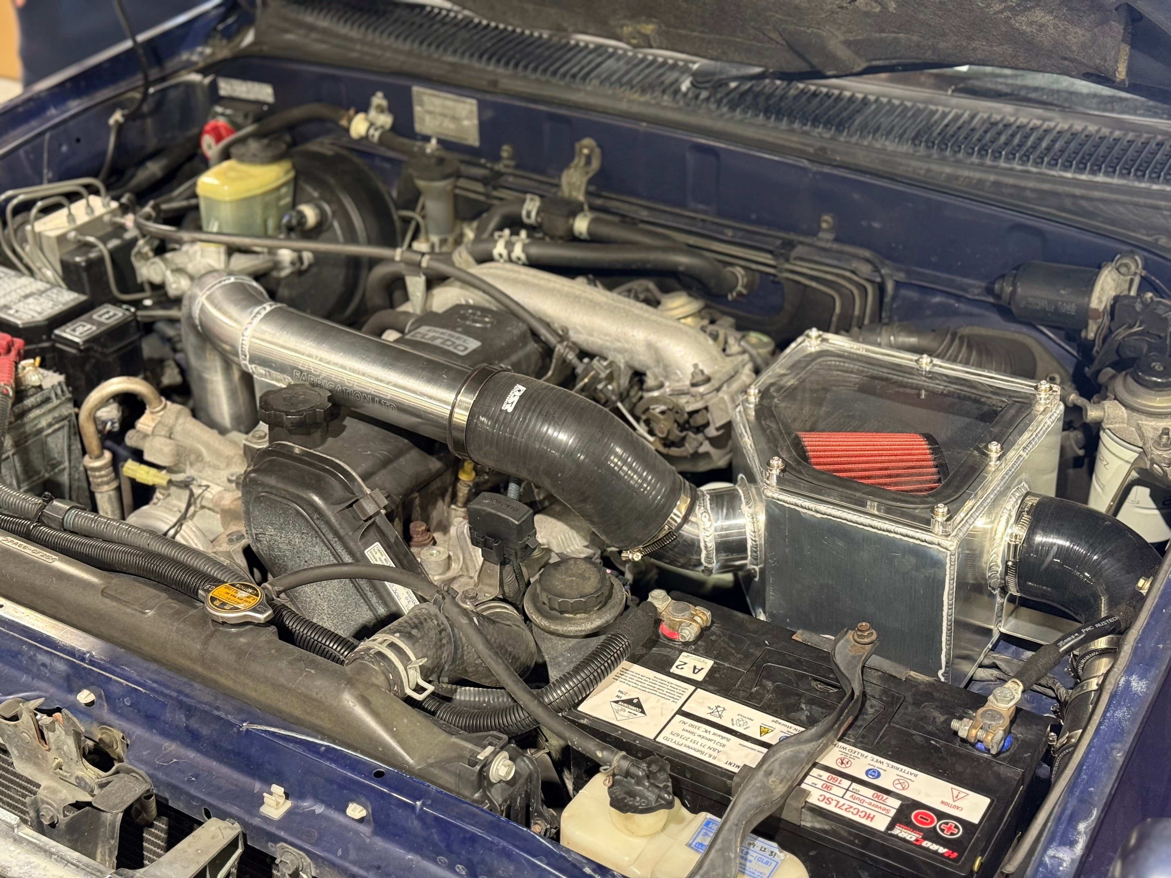 Toyota Hilux Surf 1996-98 Airbox + Crossover Pipe Kit – Ninez Fabrication